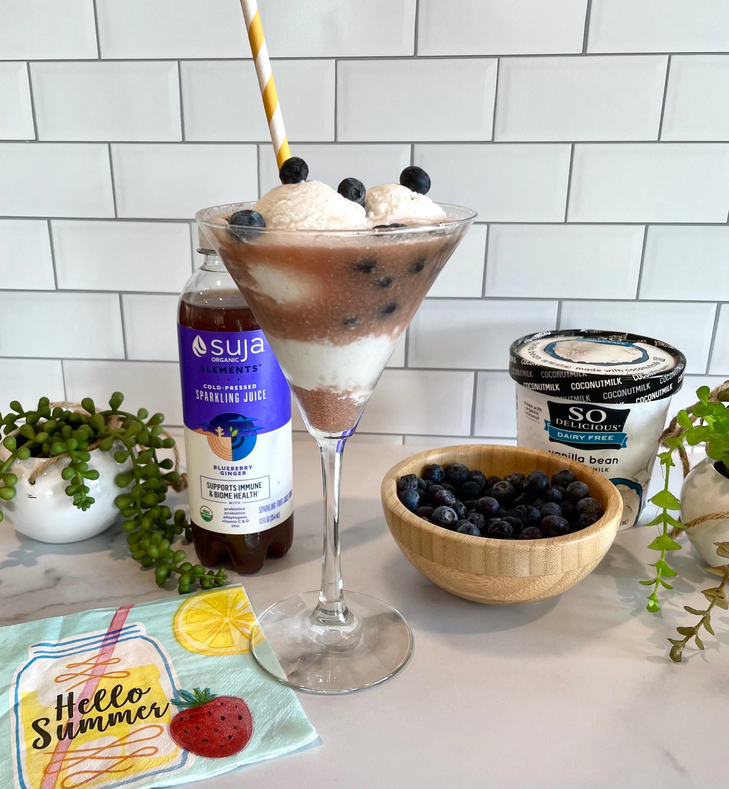 Ice Cream Float Ideas: Healthy, Fizzy Elements Float | Suja – Suja Organic