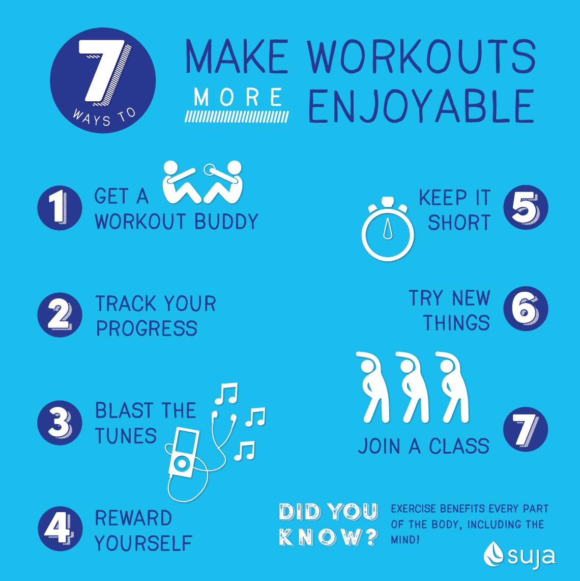 7 Ways to Make Workouts More Enjoyable – Suja Organic