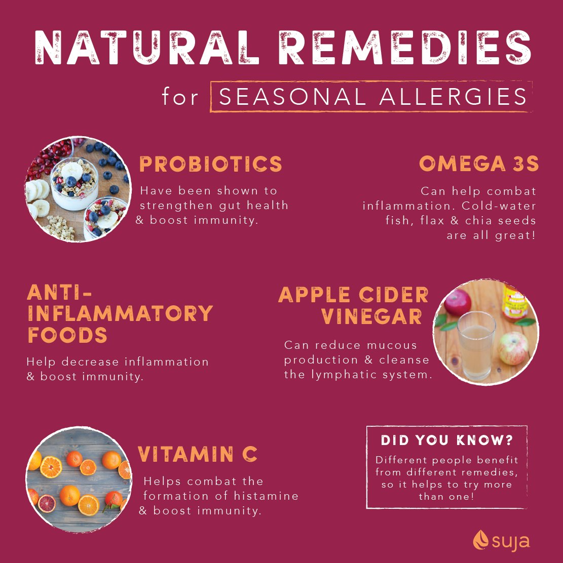 Natural Remedies for Seasonal Allergies | Allergy Relief – Suja Organic