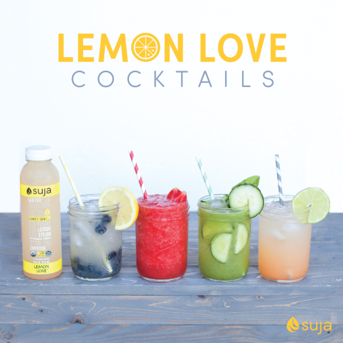 Simple Spring Cocktails with Lemon Love – Suja Organic