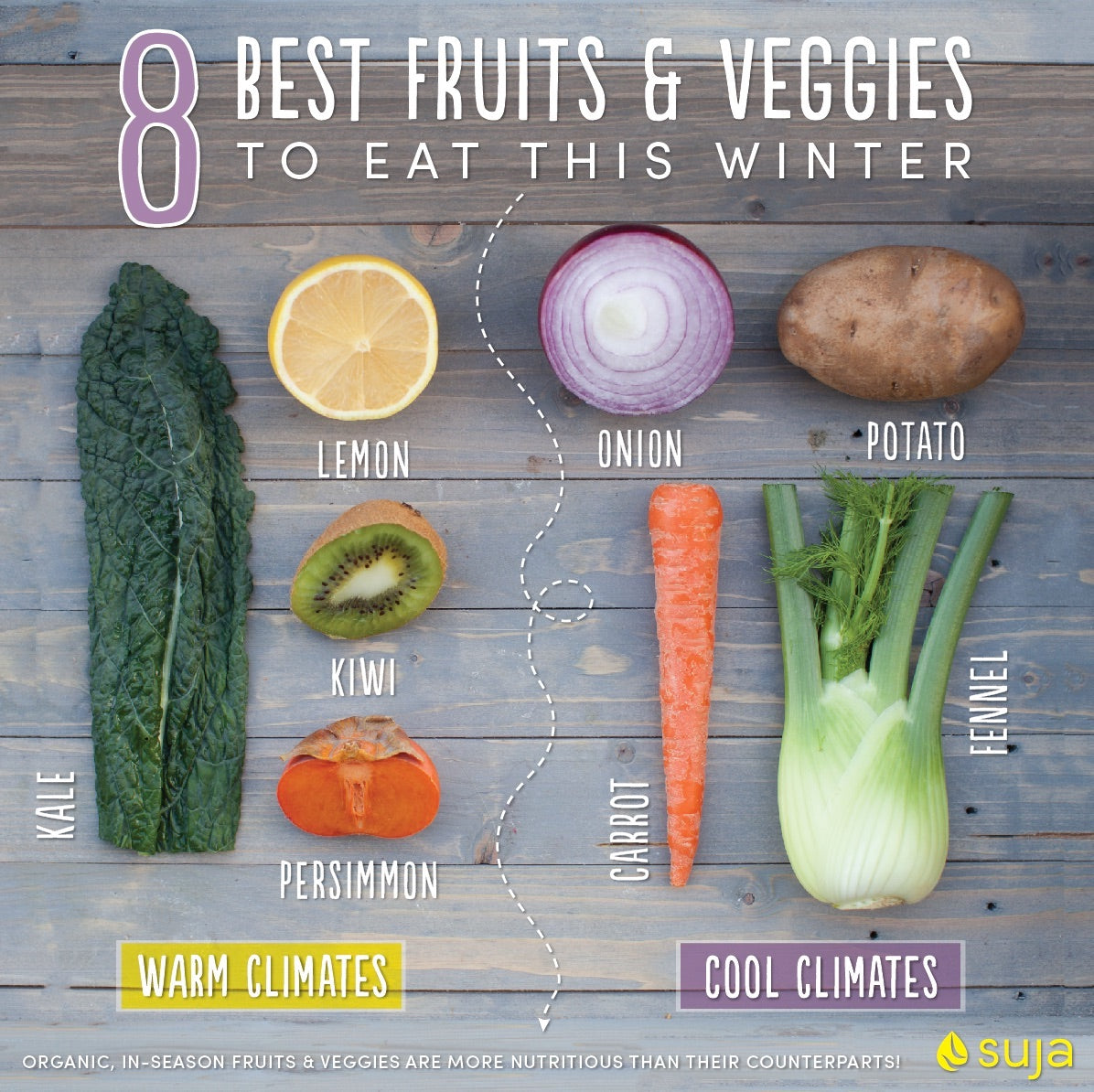 Winter Fruits and Vegetables List | Top 8 Winter Produce – Suja Organic