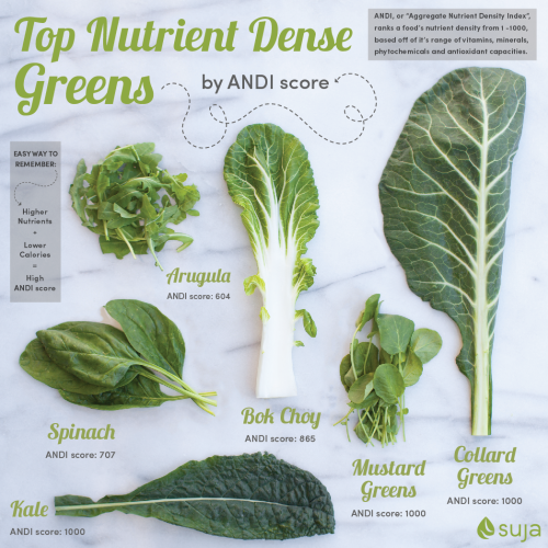 Most Nutrient Dense Greens | ANDI Scores – Suja Organic