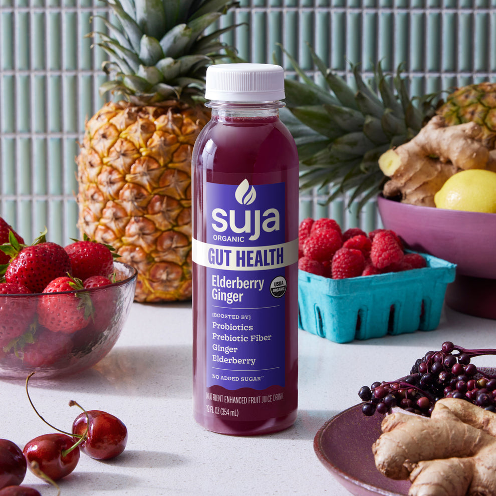 Gut Health Drink | Elevated Nutrients™ Elderberry Ginger | Suja Organic