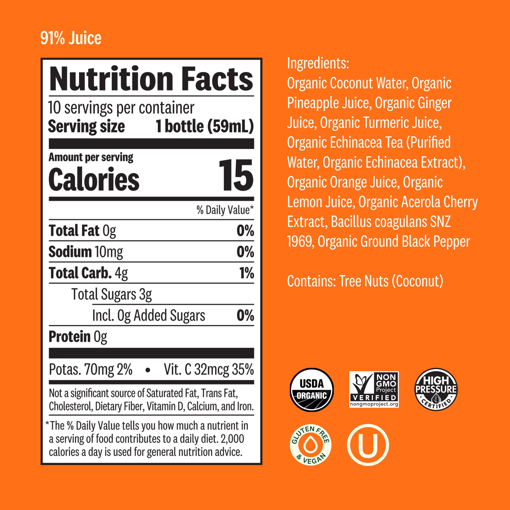 Immunity Defense Shot | Wellness Shots | Suja Organic