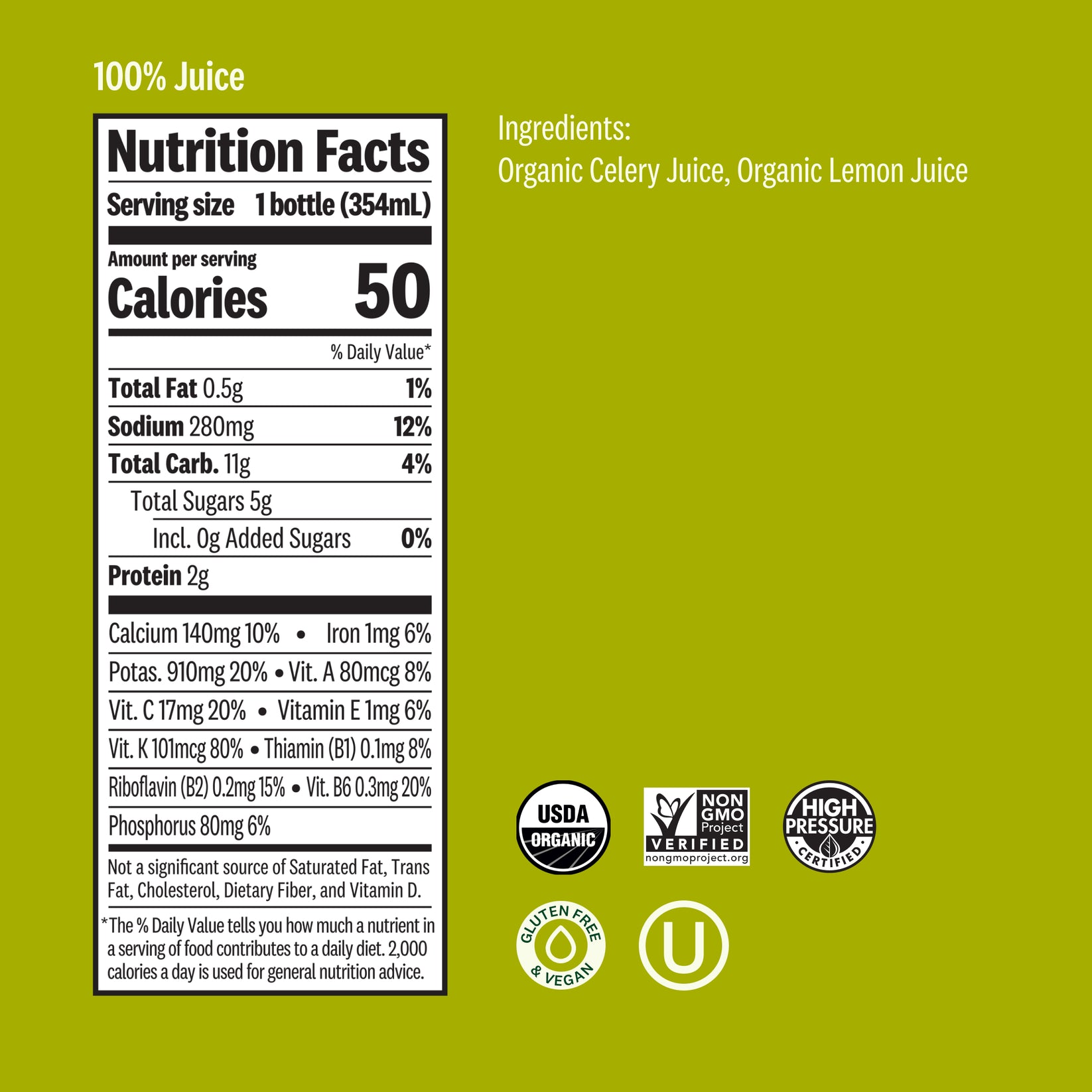 Organic Celery Juice | Cold Pressed Juices | Suja Organic