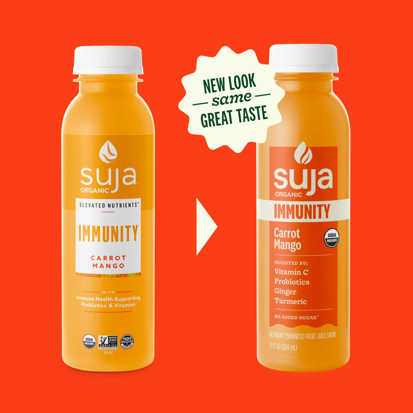 Immunity Juice Carrot Mango | Cold Pressed Juices | Suja Organic