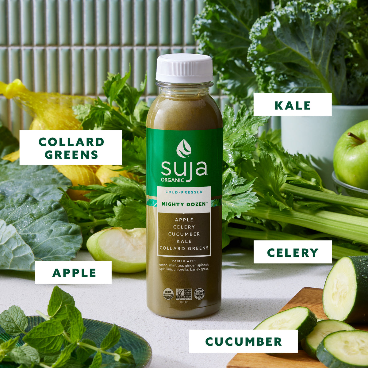 Mighty Dozen | Cold Pressed Juices | Suja Organic