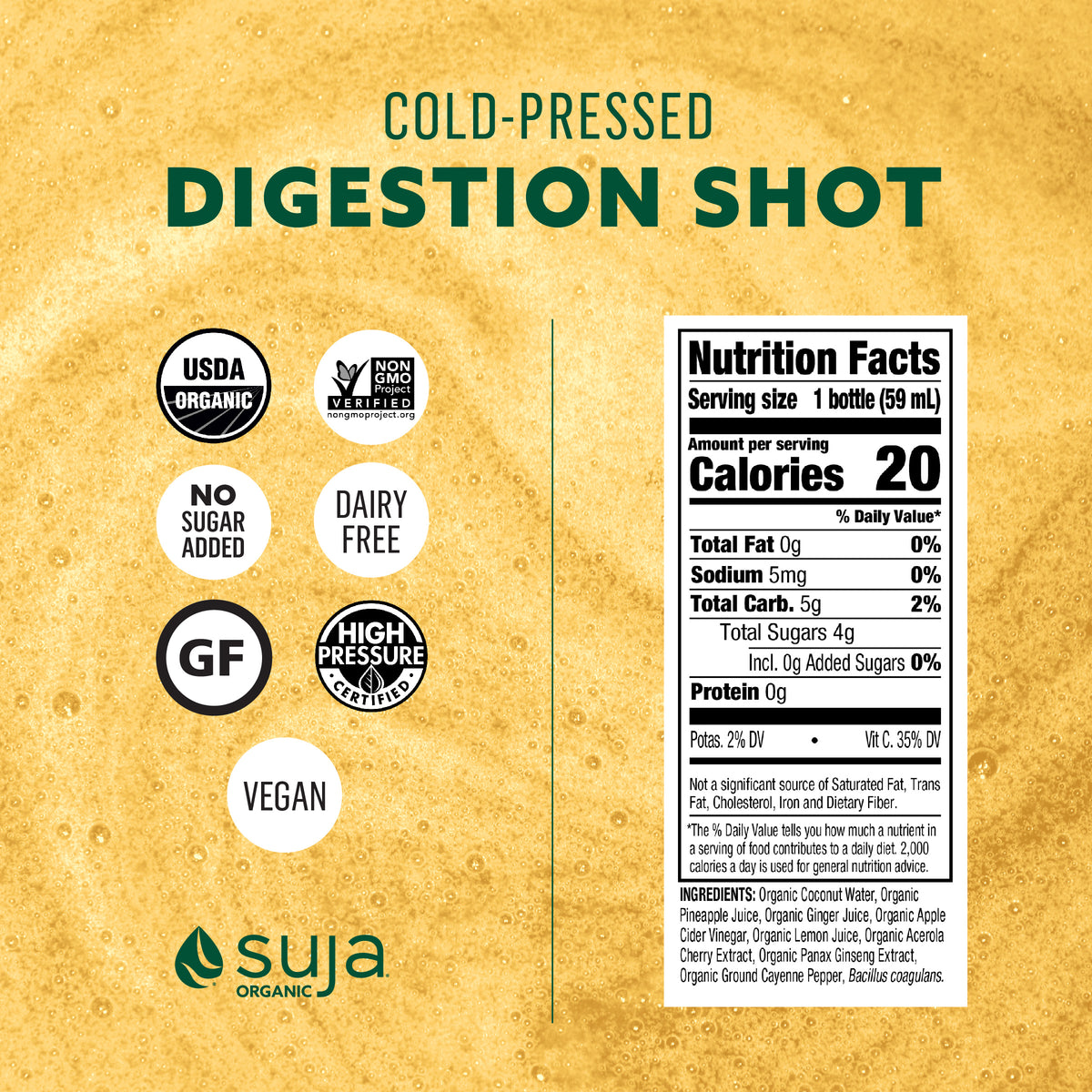 Digestion Shot | Wellness Shots | Suja Organic