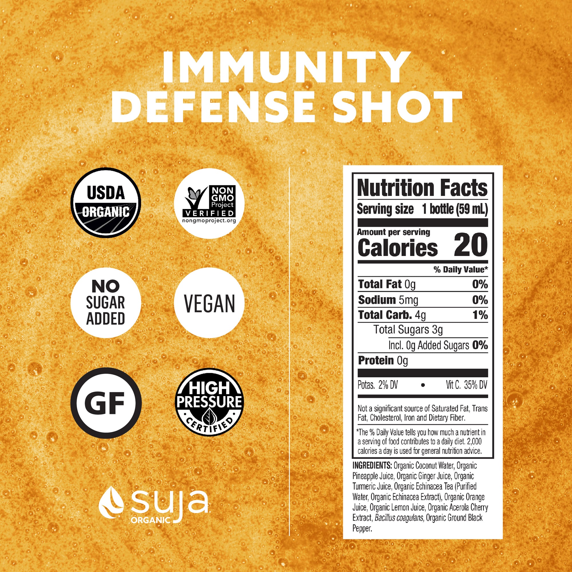 Immunity Defense Shot | Wellness Shots | Suja Organic