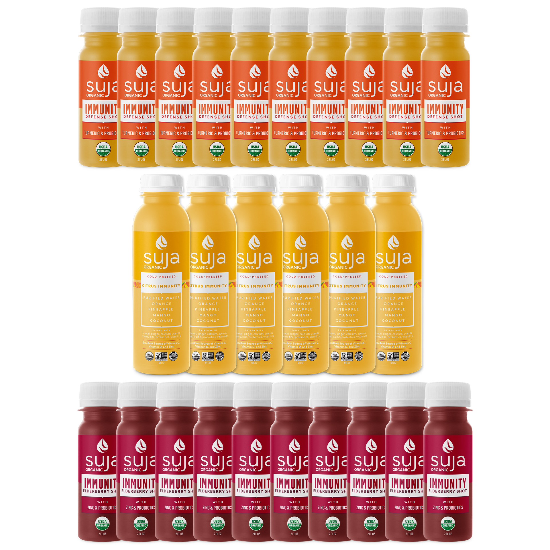 Ultimate Immunity Variety Pack | Cold Pressed Juices | Suja Organic