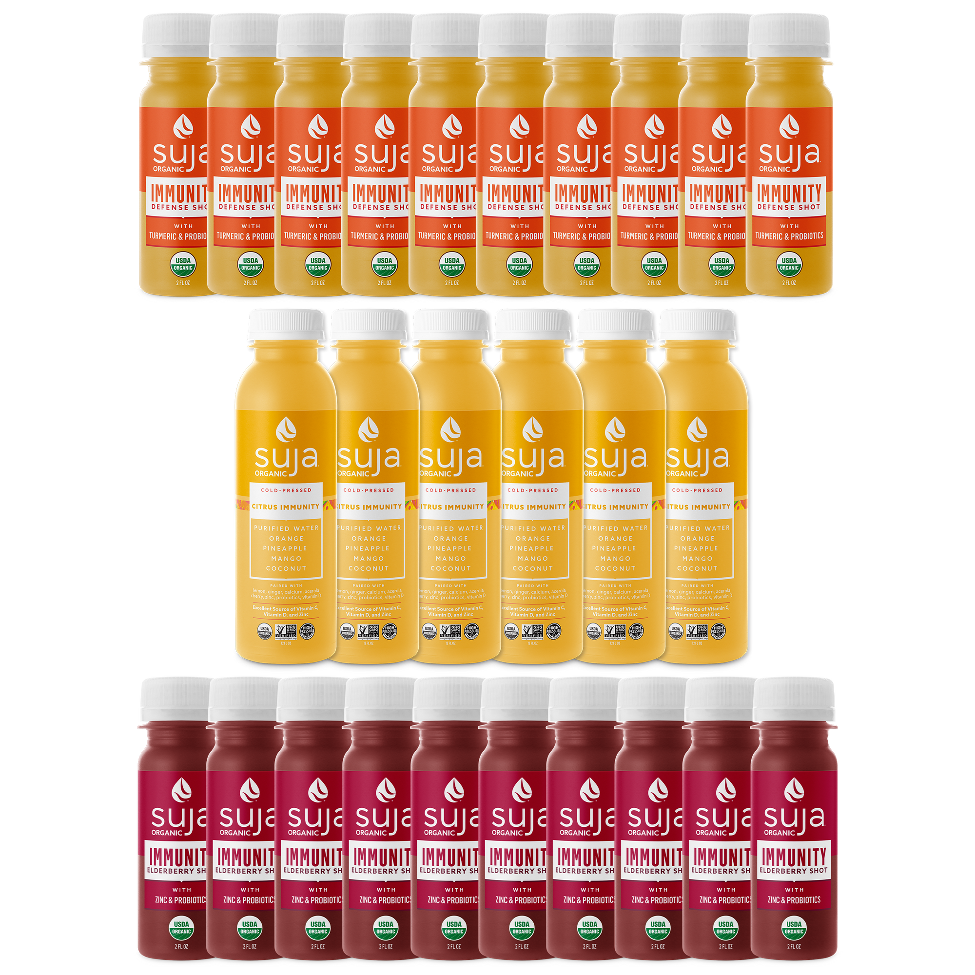 Ultimate Immunity Variety Pack | Cold Pressed Juices | Suja Organic